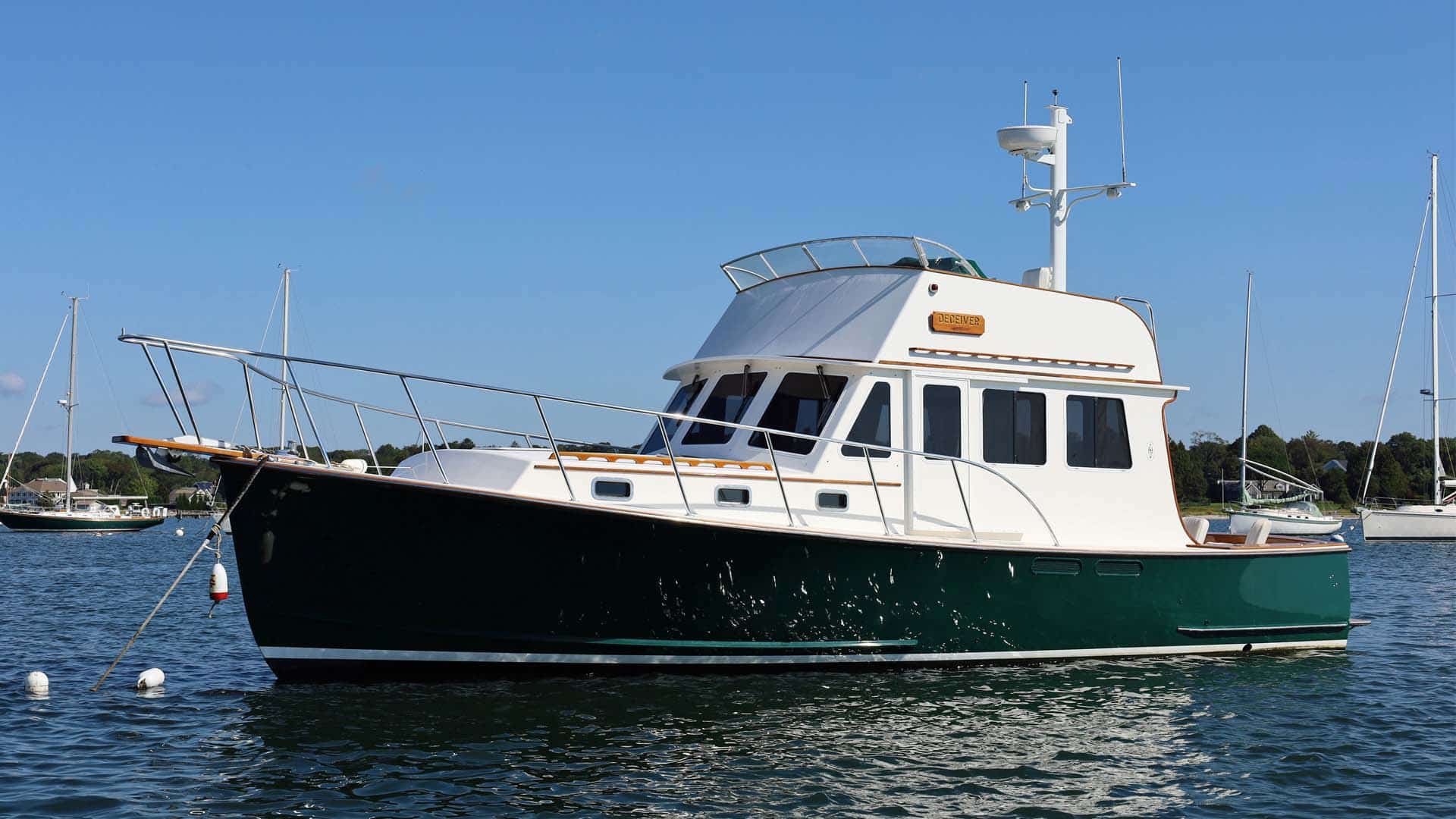 Hunter Scott Duffy 38 Downeast Flybridge Cruiser For Sale