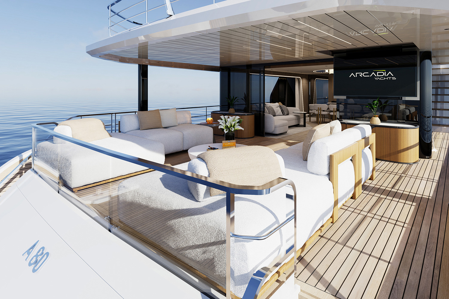 Arcadia Yachts Launches First A80new